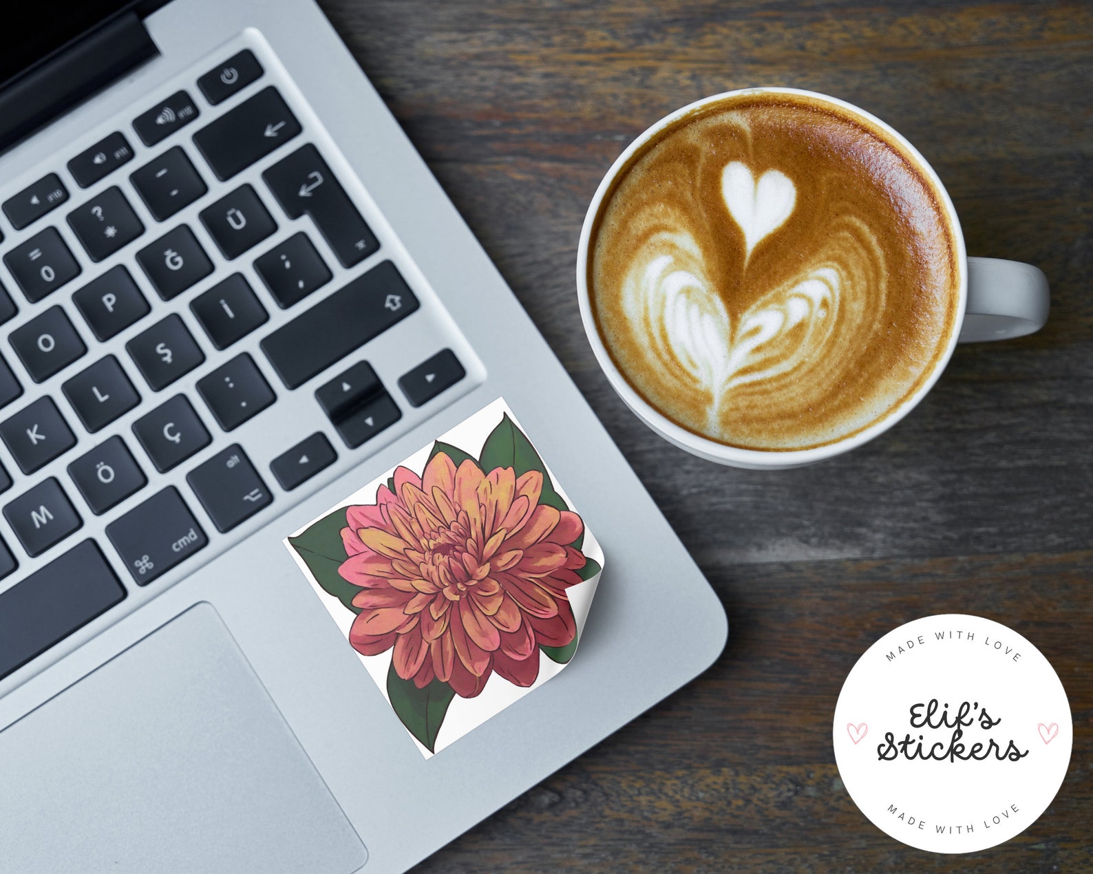Digital Floral Stickers PNG and PDF, Printable Floral Stickers, Print ...