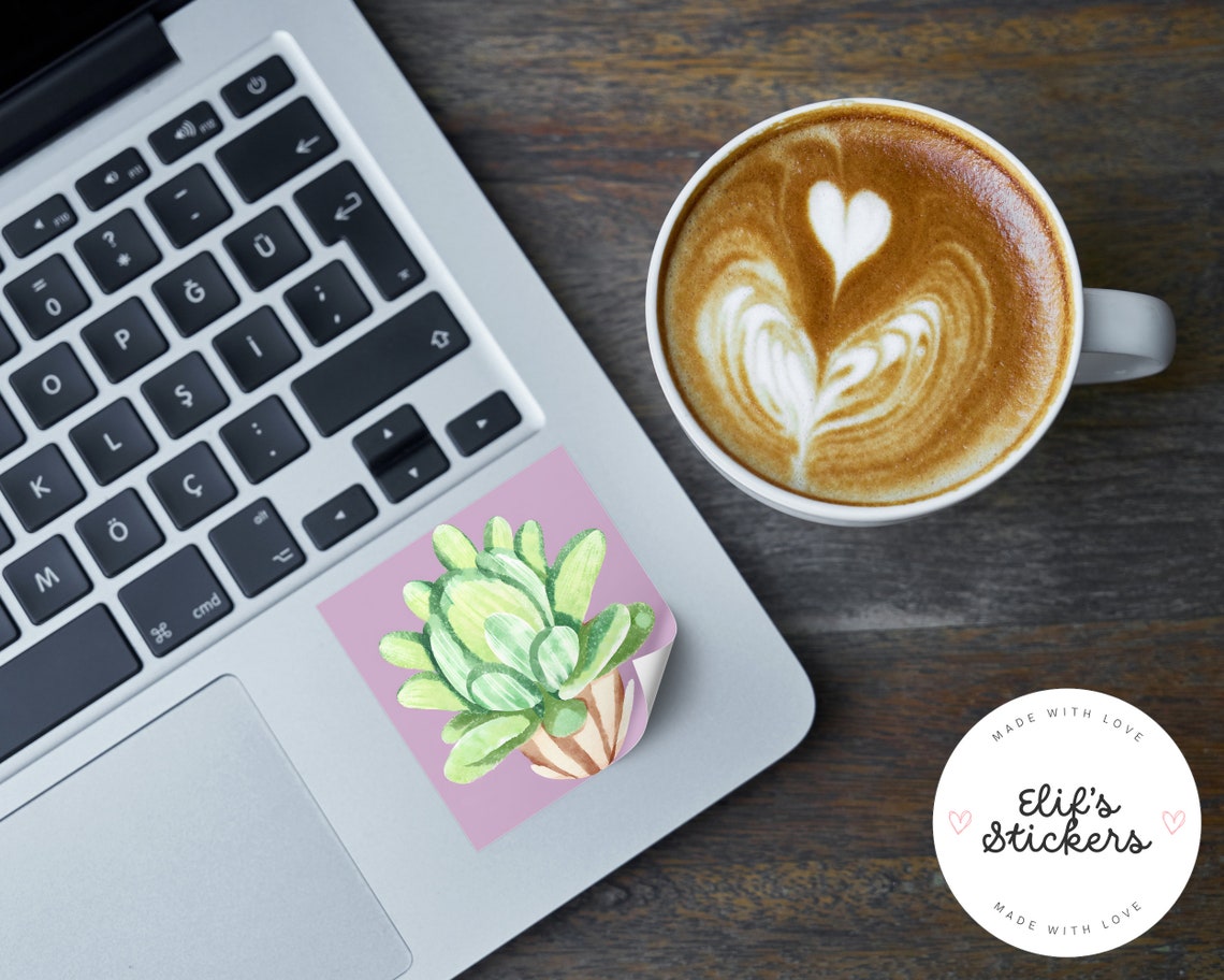 Digital Cactus PNG and PDF, Printable Cactus Stickers, Print and Cut ...