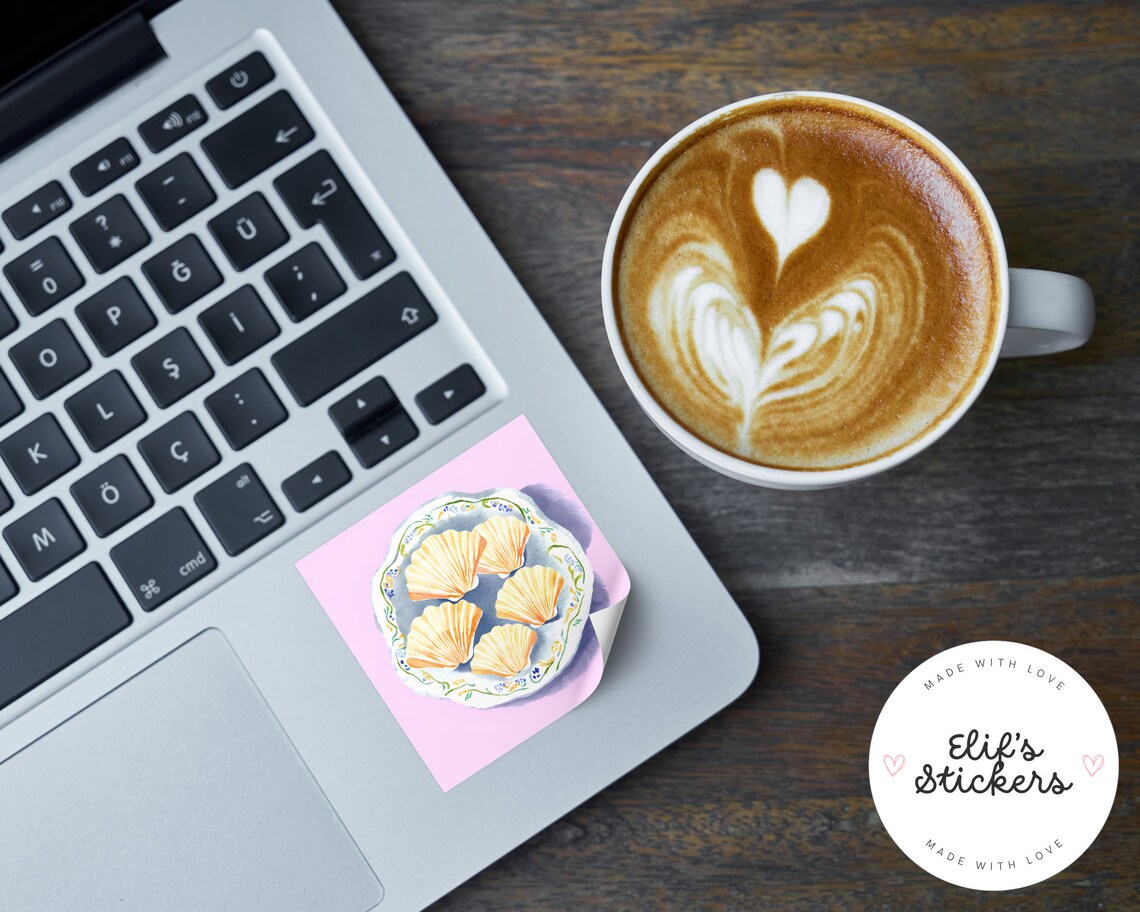 Digital French Food PNG and PDF, Printable French Food Stickers, Print ...