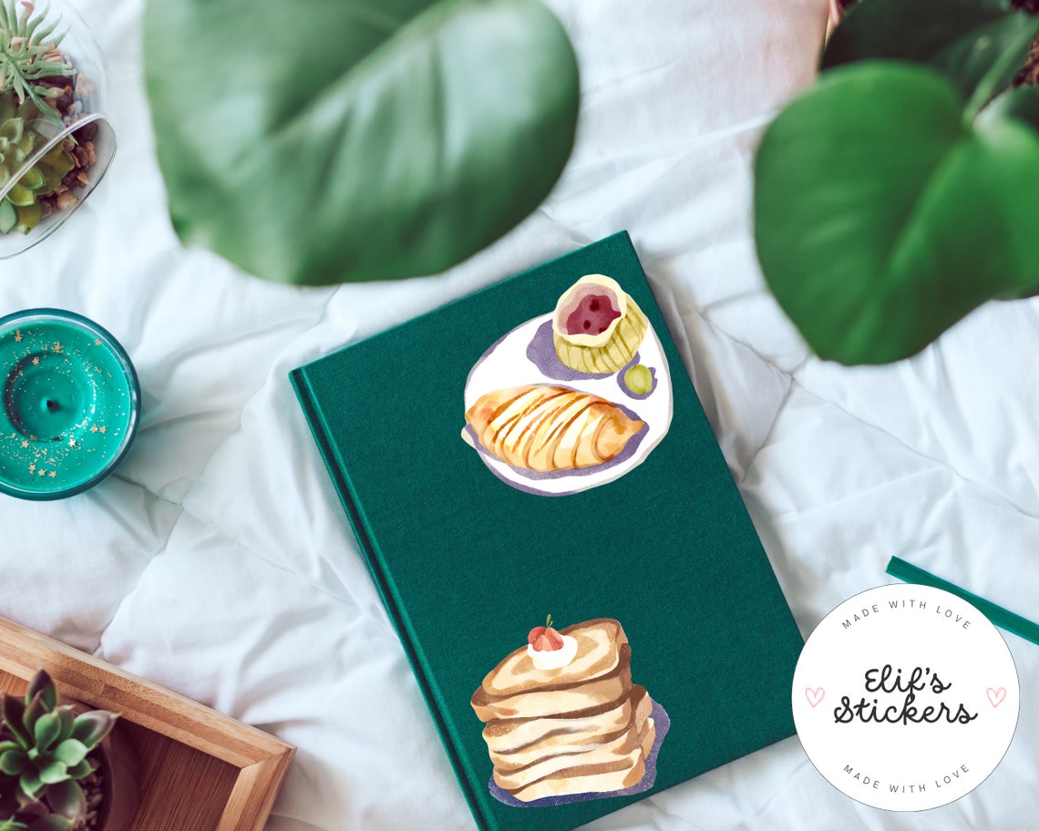 Digital Food PNG and PDF, Printable Food Stickers, Print and Cut ...