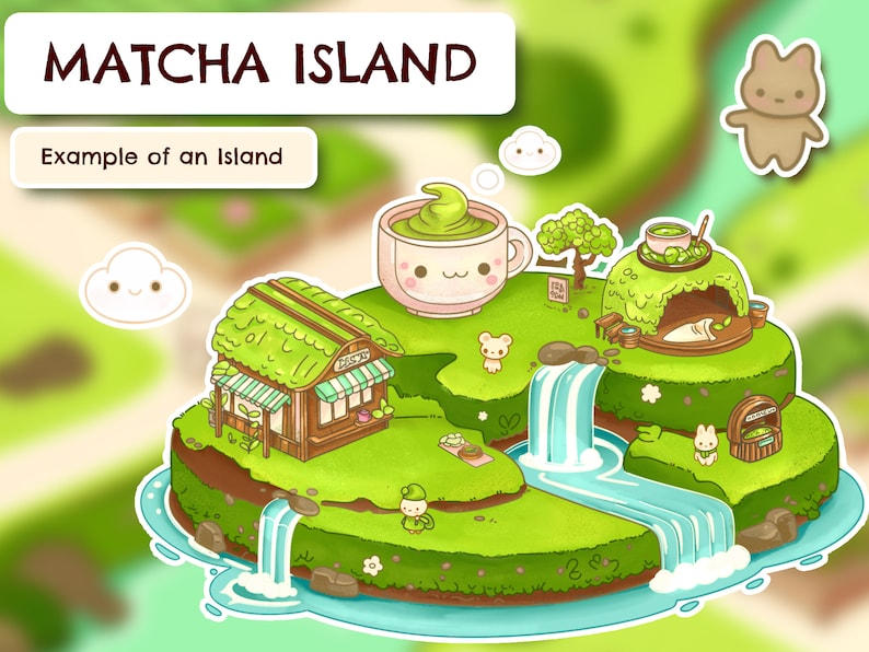 Matcha Island Procreate Stamps: Kawaii Japan Brush Set - Etsy