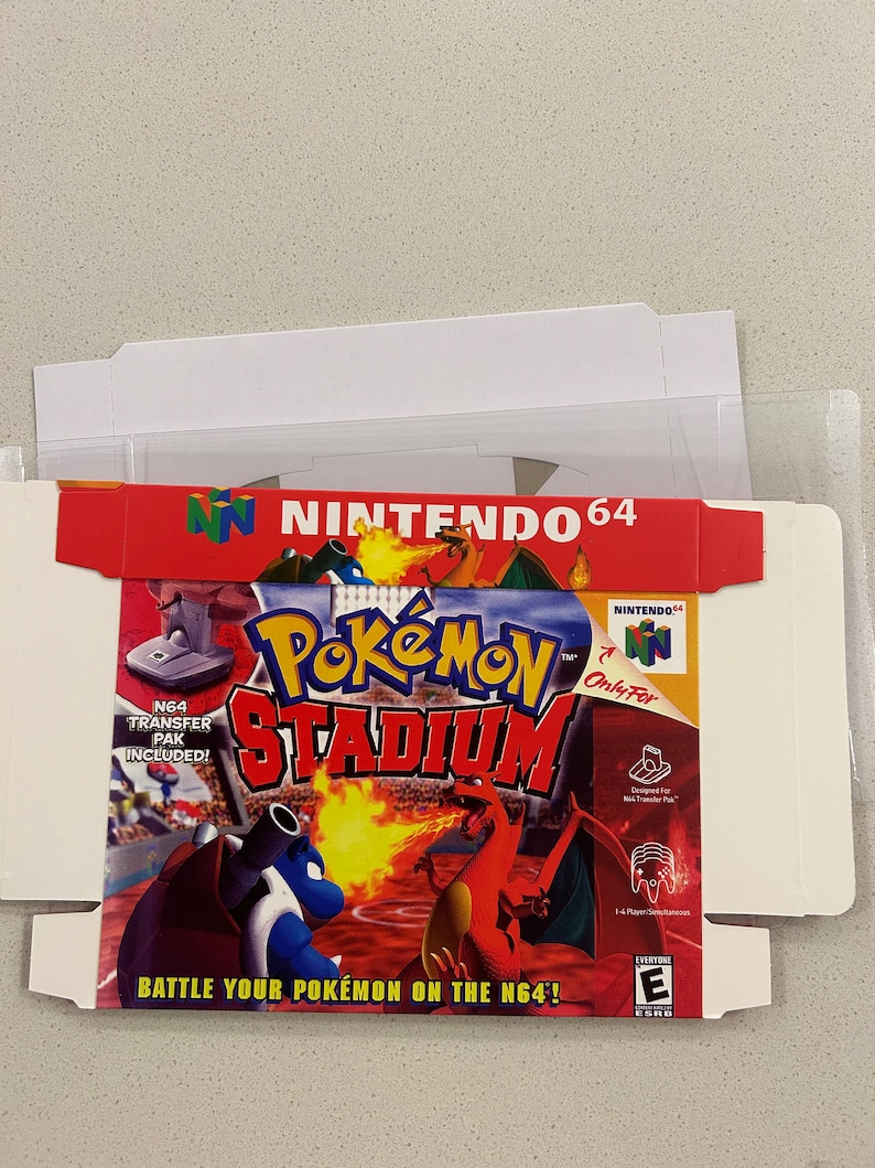 Pokemon Stadium Nintendo 64 N64 Box Protector - Etsy