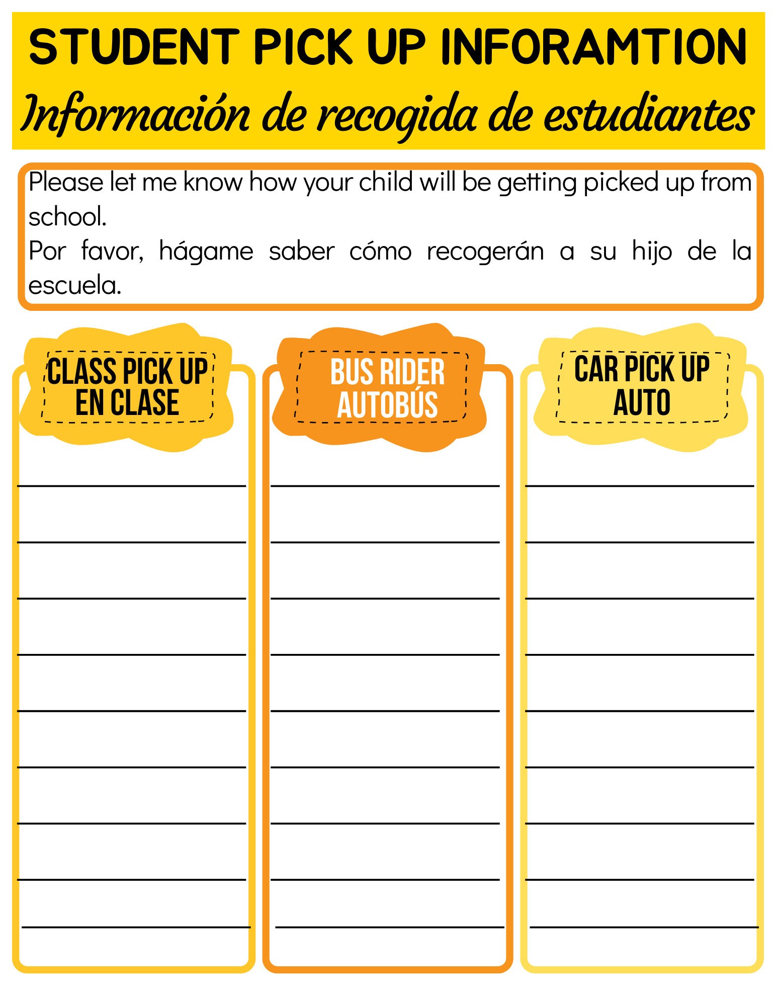 Meet the Teacher Night Bilingual Bundle Back to School Bundle Teacher ...