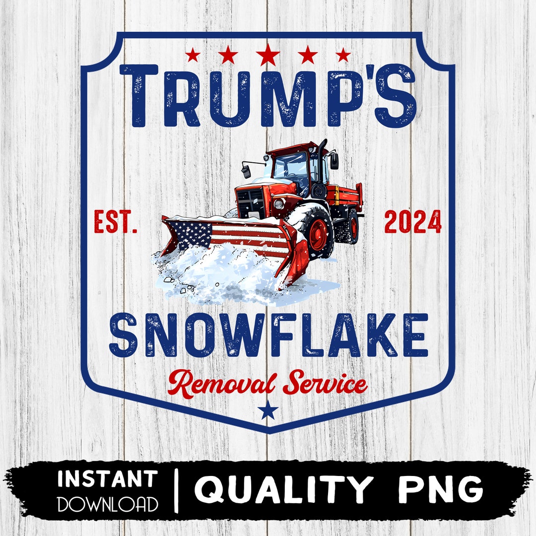 Trump's Snowflake 2024 Png, Trump 2024 Png, Voting for A Felon Png ...