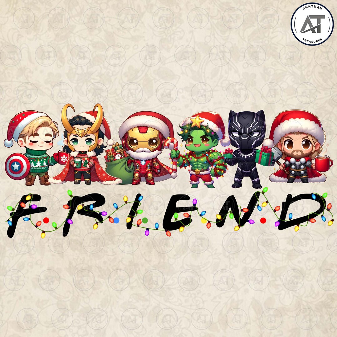 Holiday Superhero Png, Superhero Christmas PNG, Funny Christmas Gift ...