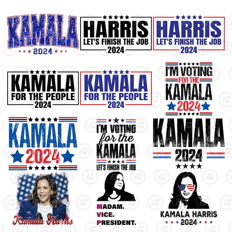 15 Kamala Harris Png, Kamala Harris the President Png Svg Bundle ...