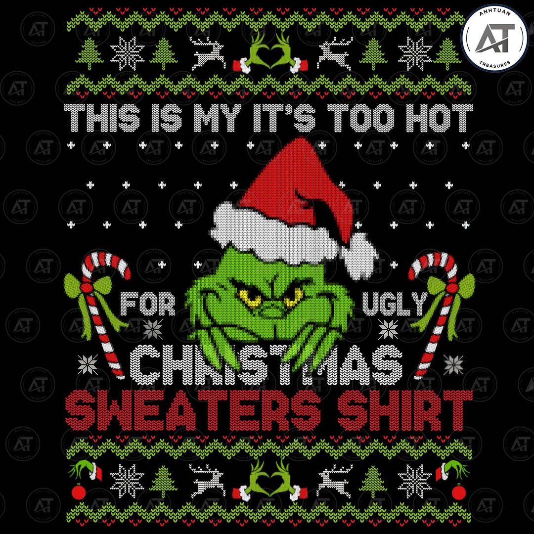 Mean Green One Sweater Png, Mean Guy Png, Christmas Holiday Movie Png ...