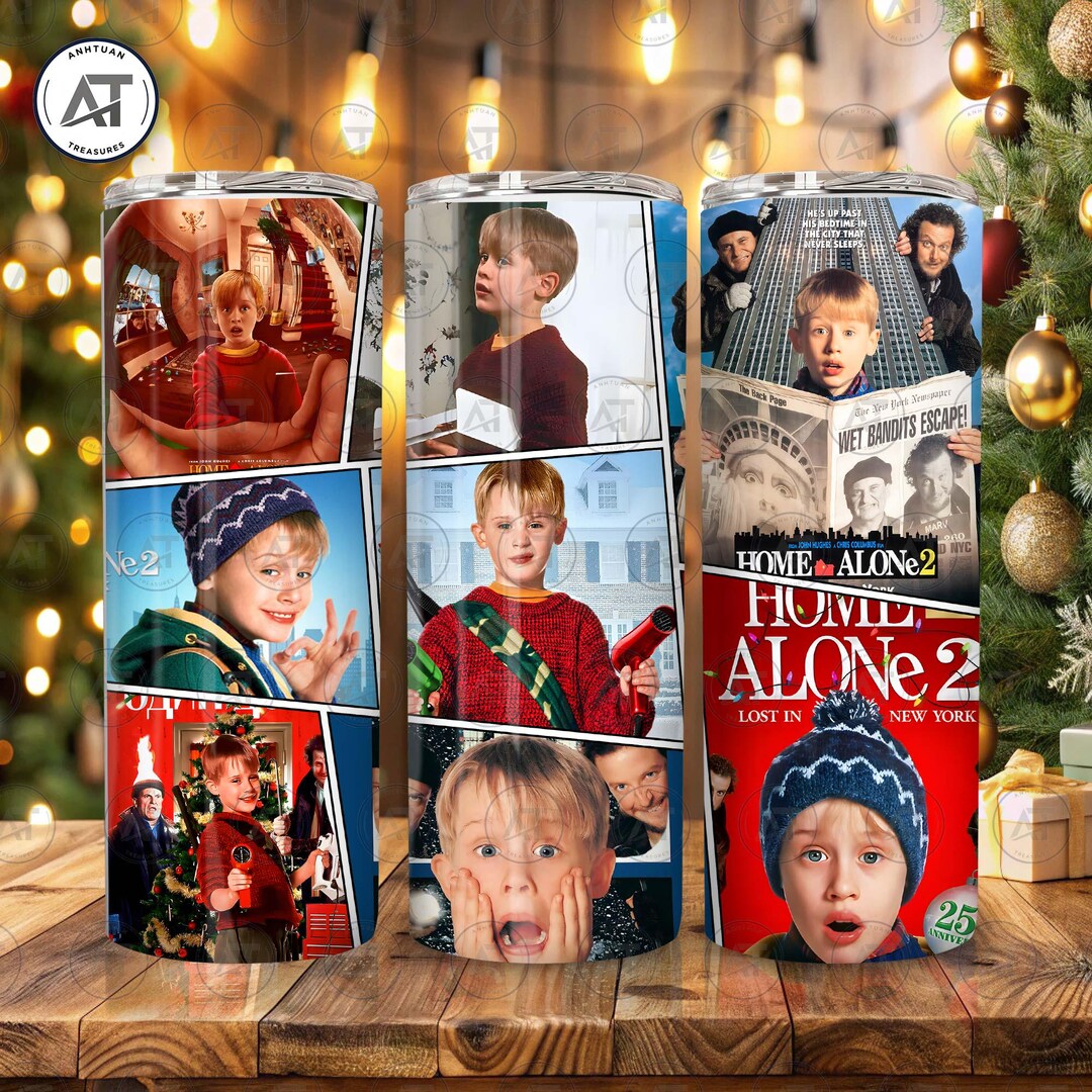 Christmas Movie 20oz Tumbler Wrap Png, Christmas Battle 20 Oz Tumbler ...