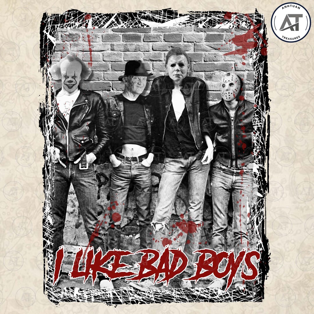 I Like Bad Boys Png, Halloween Png, Horror Movie Characters Png ...