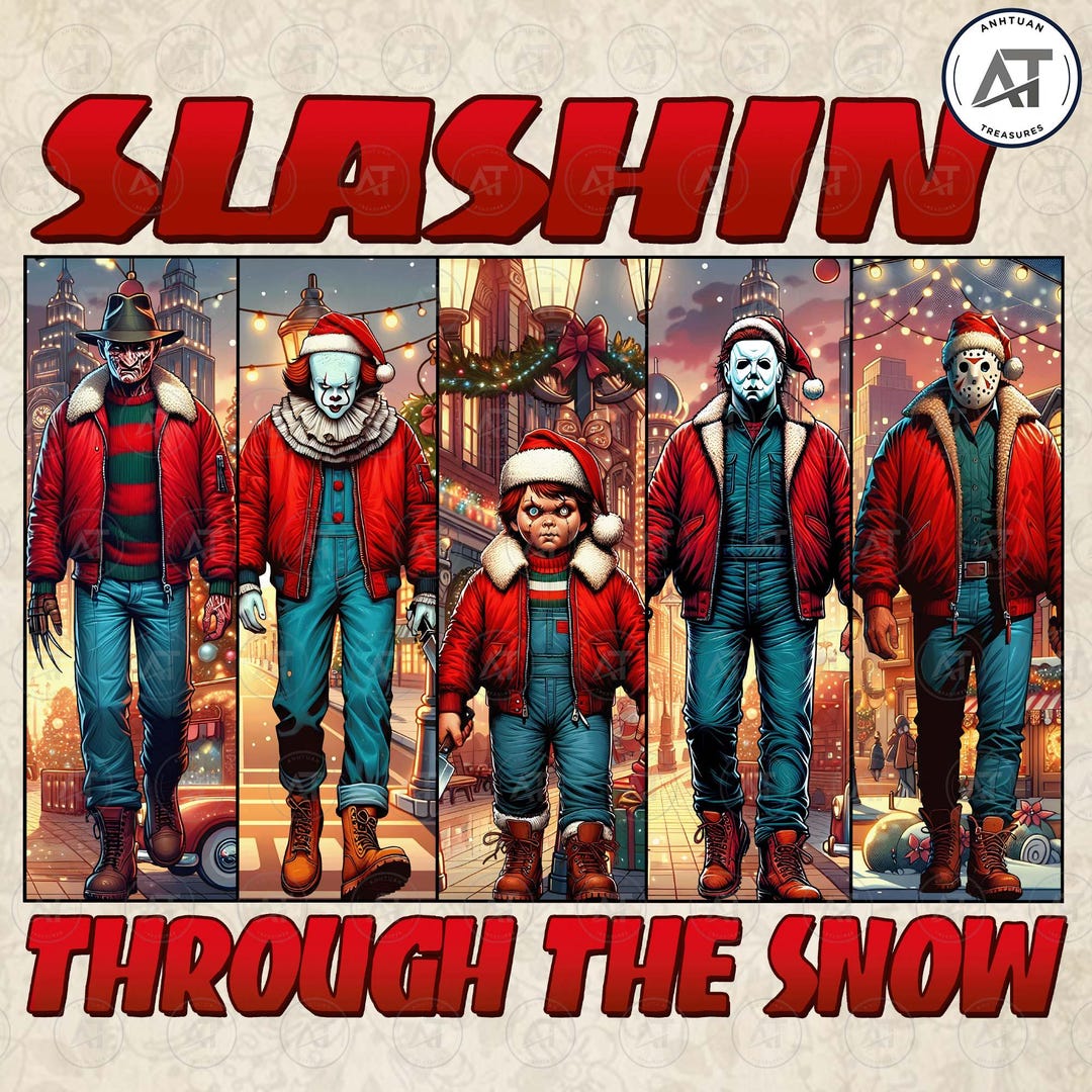 Christmas Movie Killer Png, Slasing Through the Snow Png, Creepmas Png ...