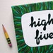 High Five Original Canvas Painting - Etsy