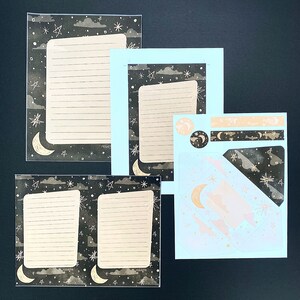 Printable Download Paper Moon Stationery Lined Note Paper PDF for ...