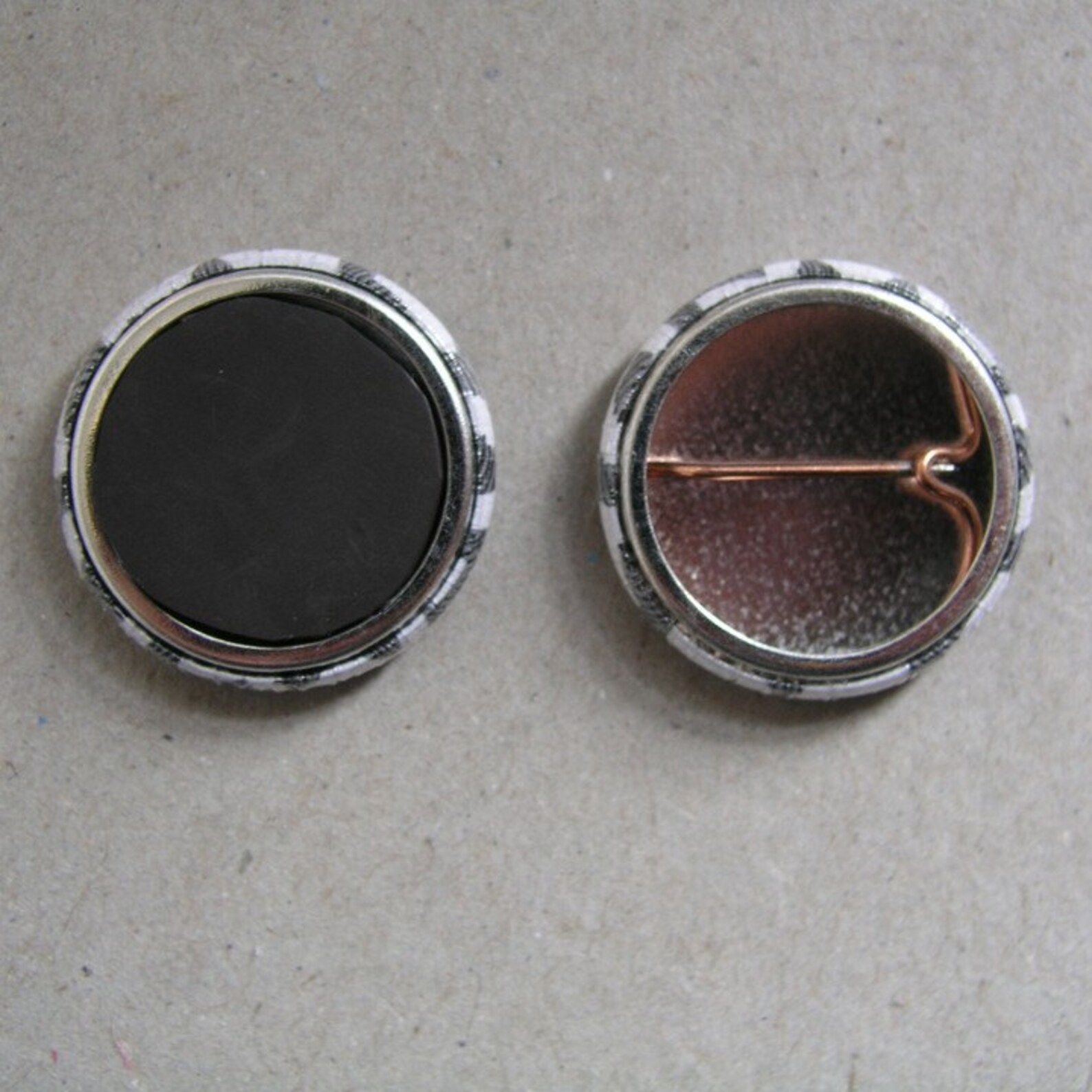 Chevron Button or Magnet Set - Etsy