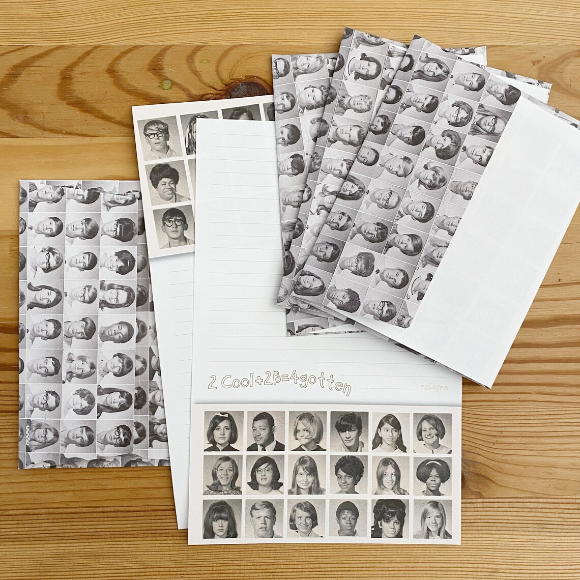 Vintage Yearbook Stationery Paper Set School Days Letter - Etsy