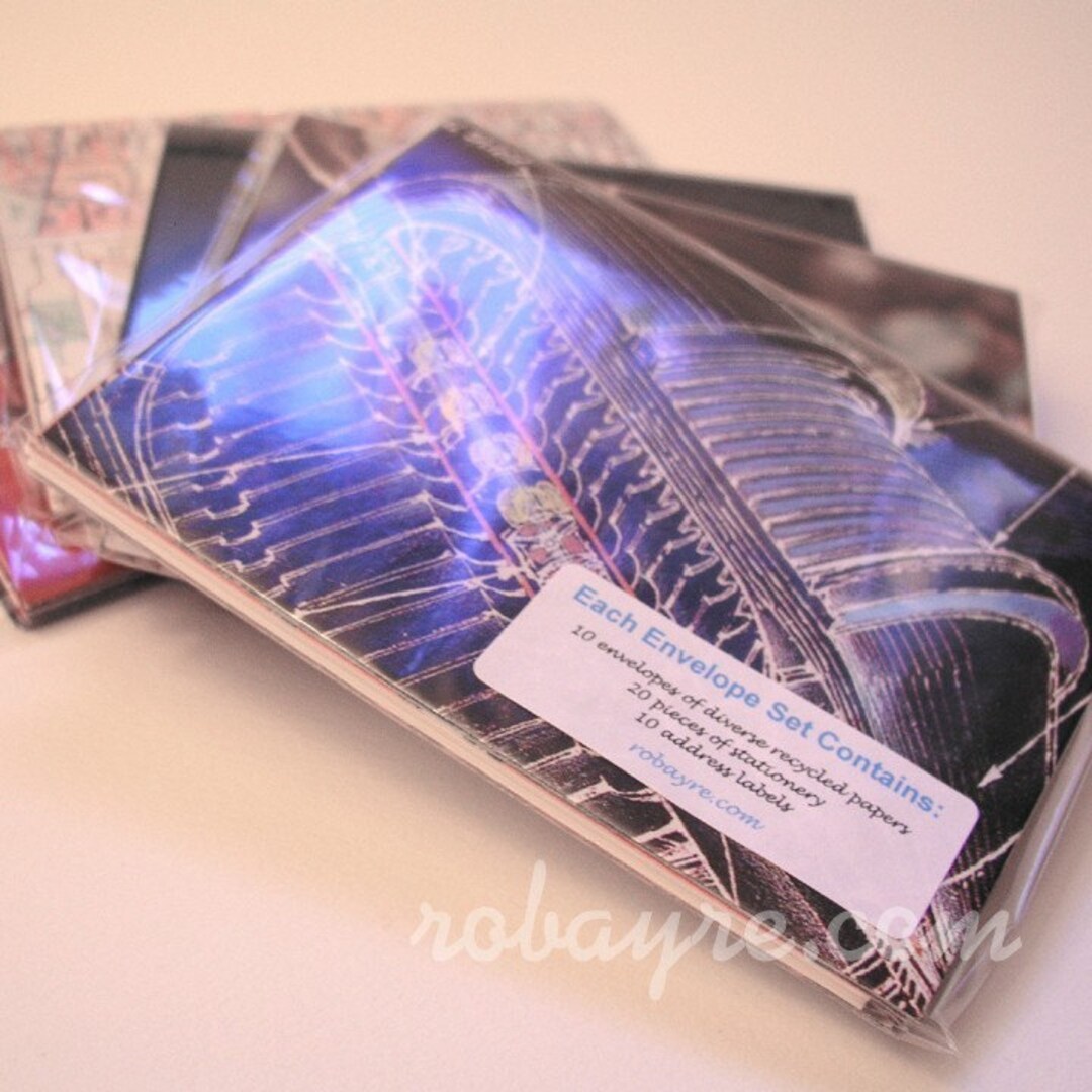 Upcycled Envelope and Pen Pal Letter Set - Etsy