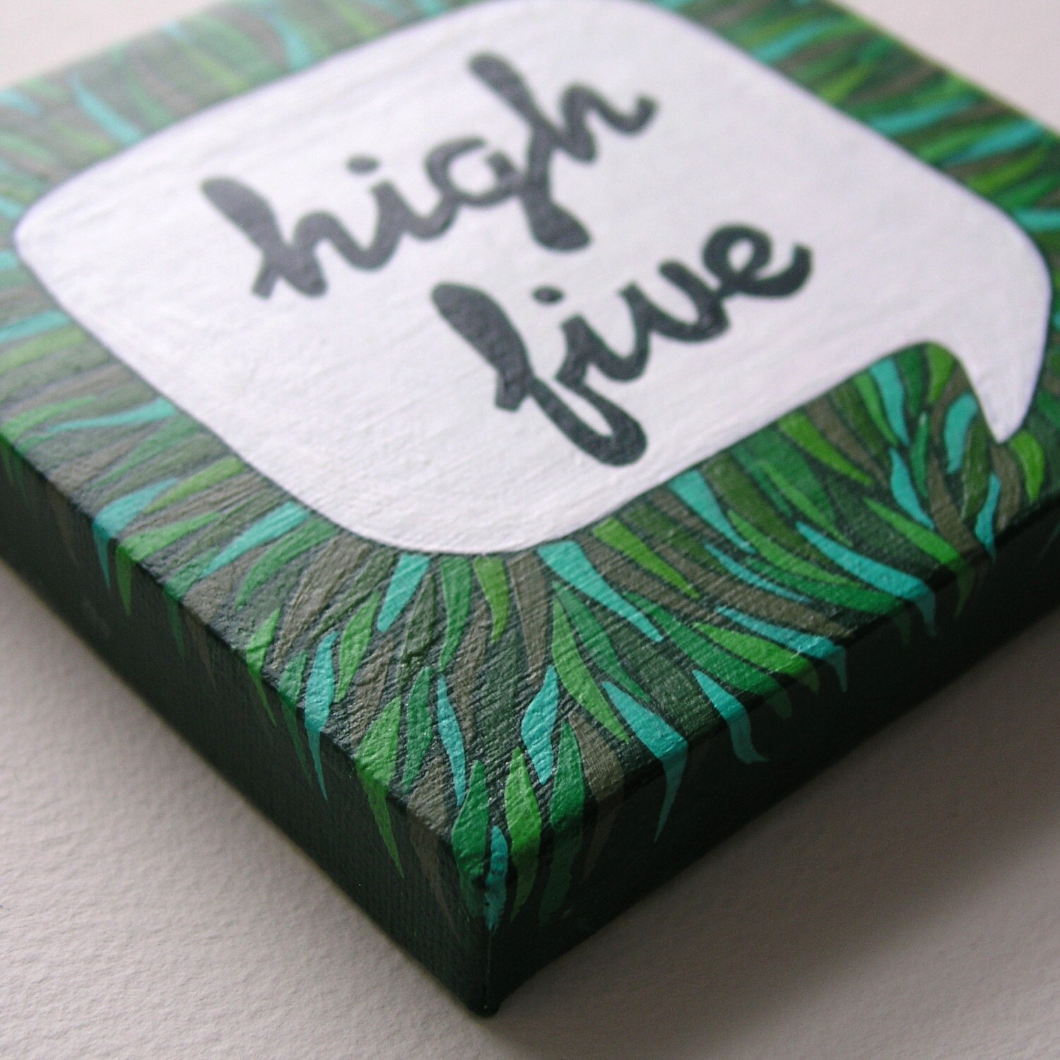 High Five Original Canvas Painting | Etsy