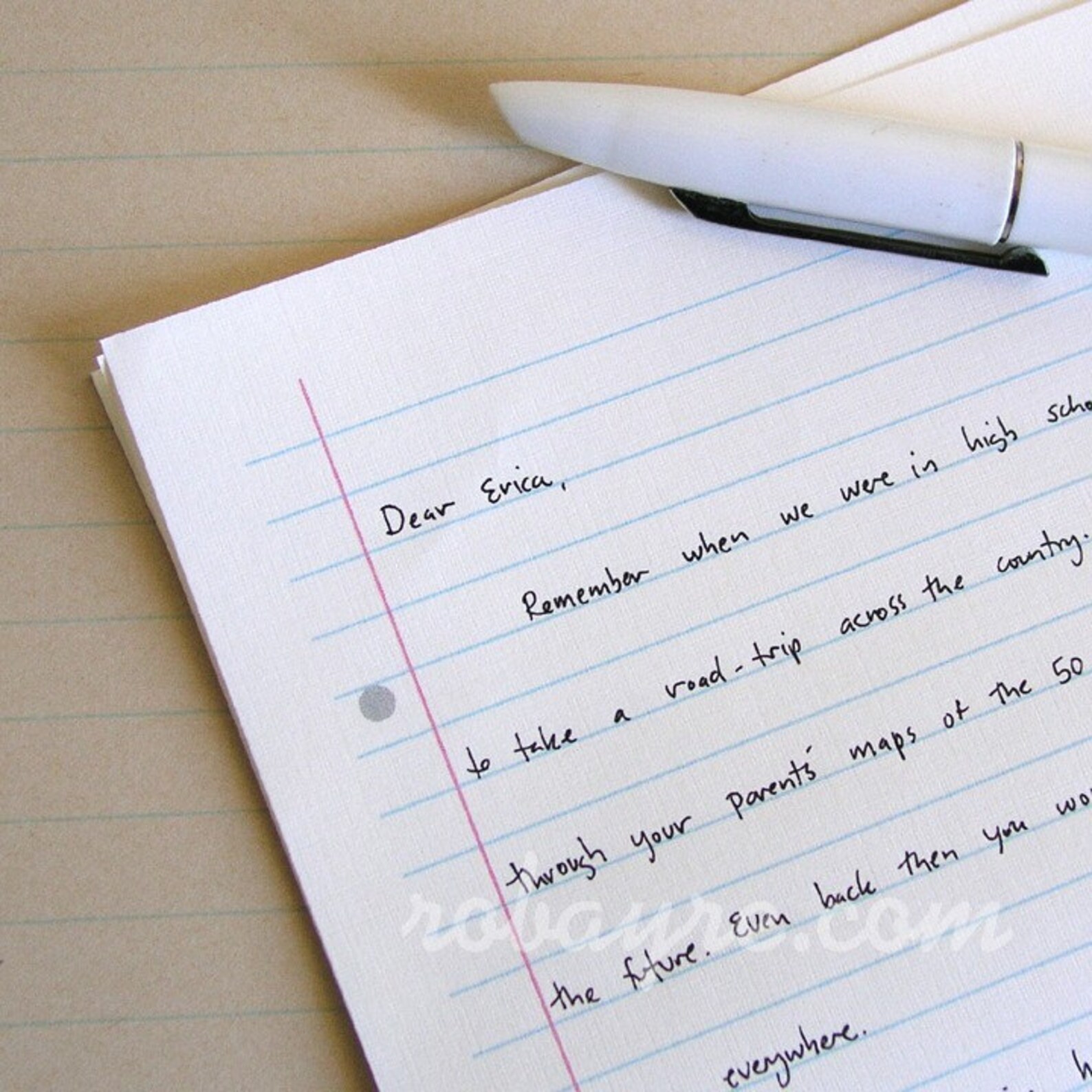 Lined Writing Paper and Upcycled Envelope Set Pen Pal Letters | Etsy