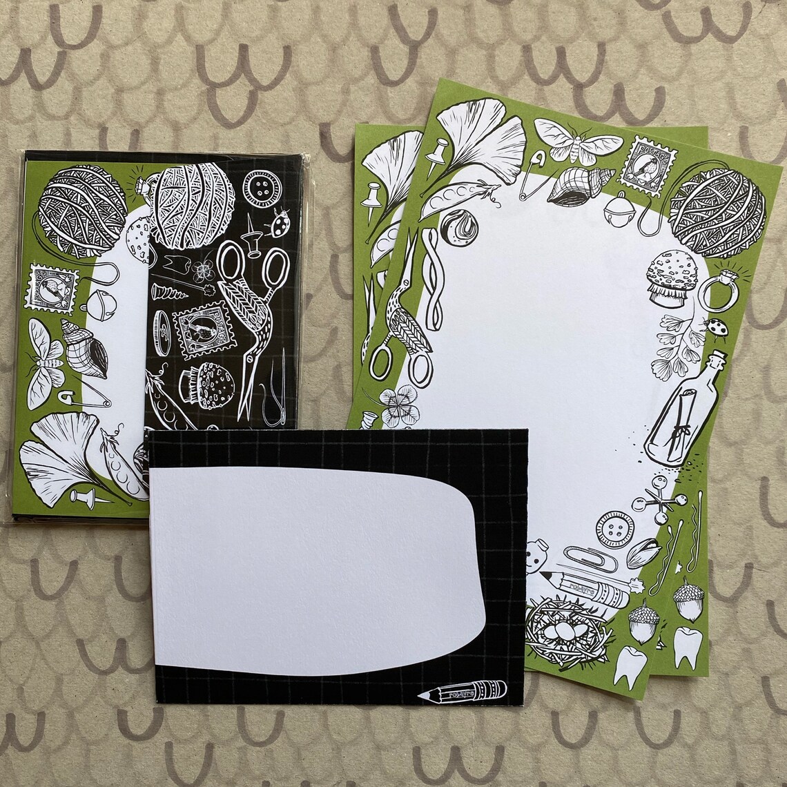 Tiny Treasures Stationery Set, Letter Writing Paper and Envelopes ...