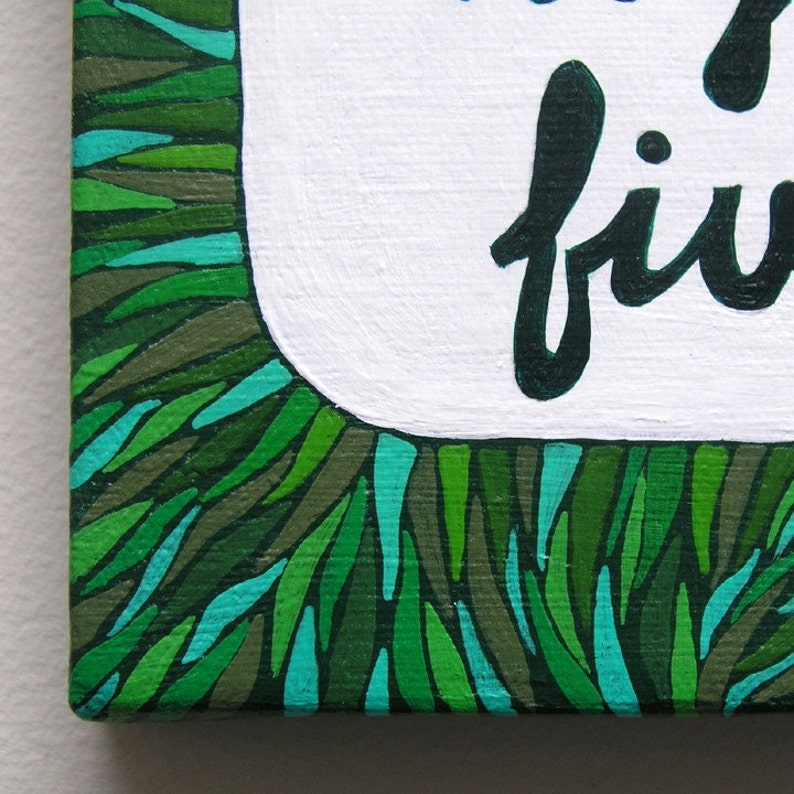 High Five Original Canvas Painting | Etsy