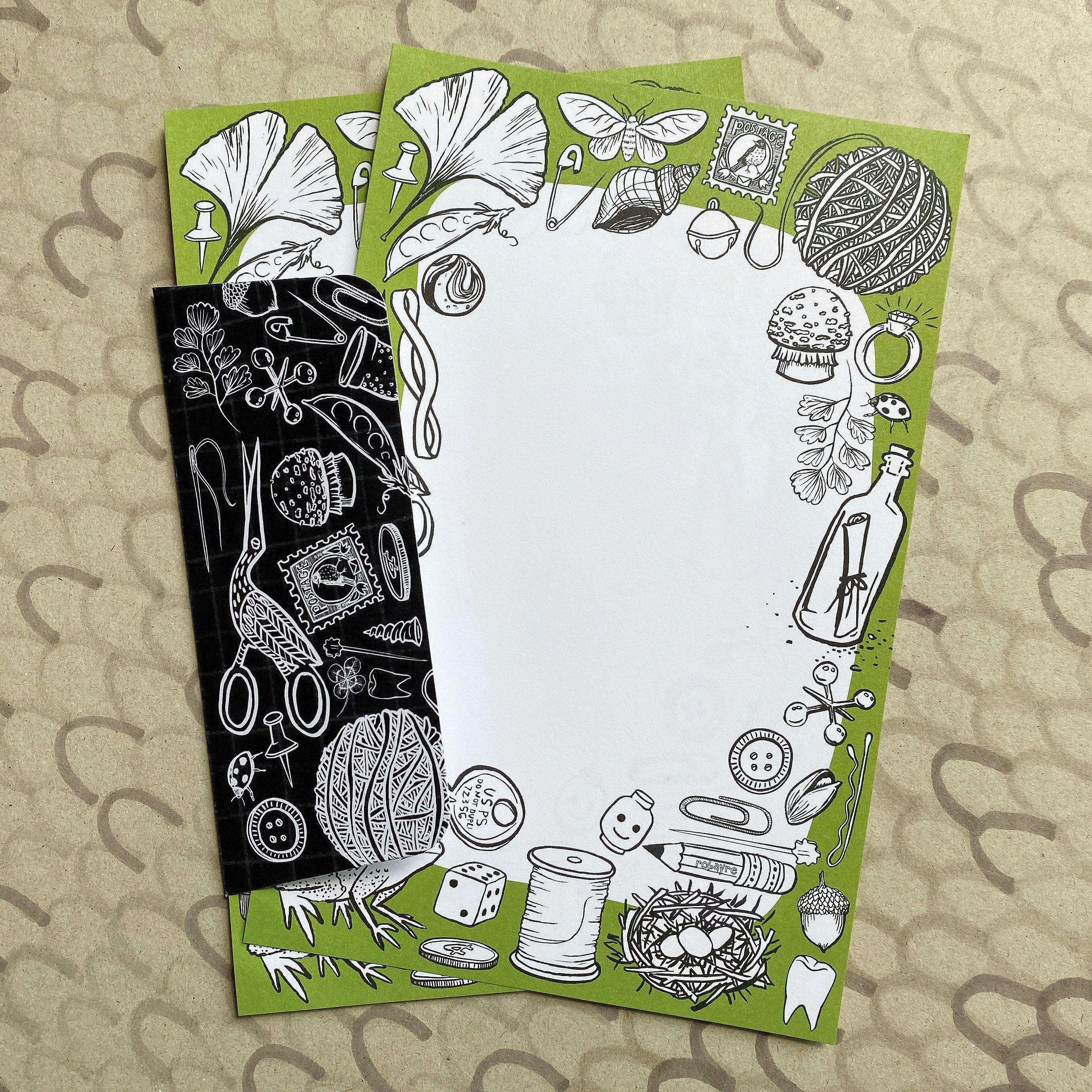 Tiny Treasures Stationery Set, Letter Writing Paper and Envelopes ...