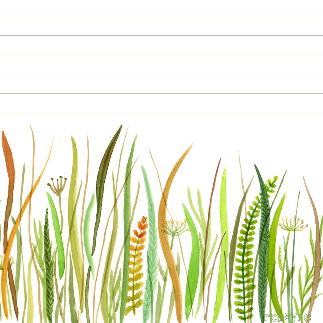 Printable Download Prairie Stationery Paper Prairie - Etsy