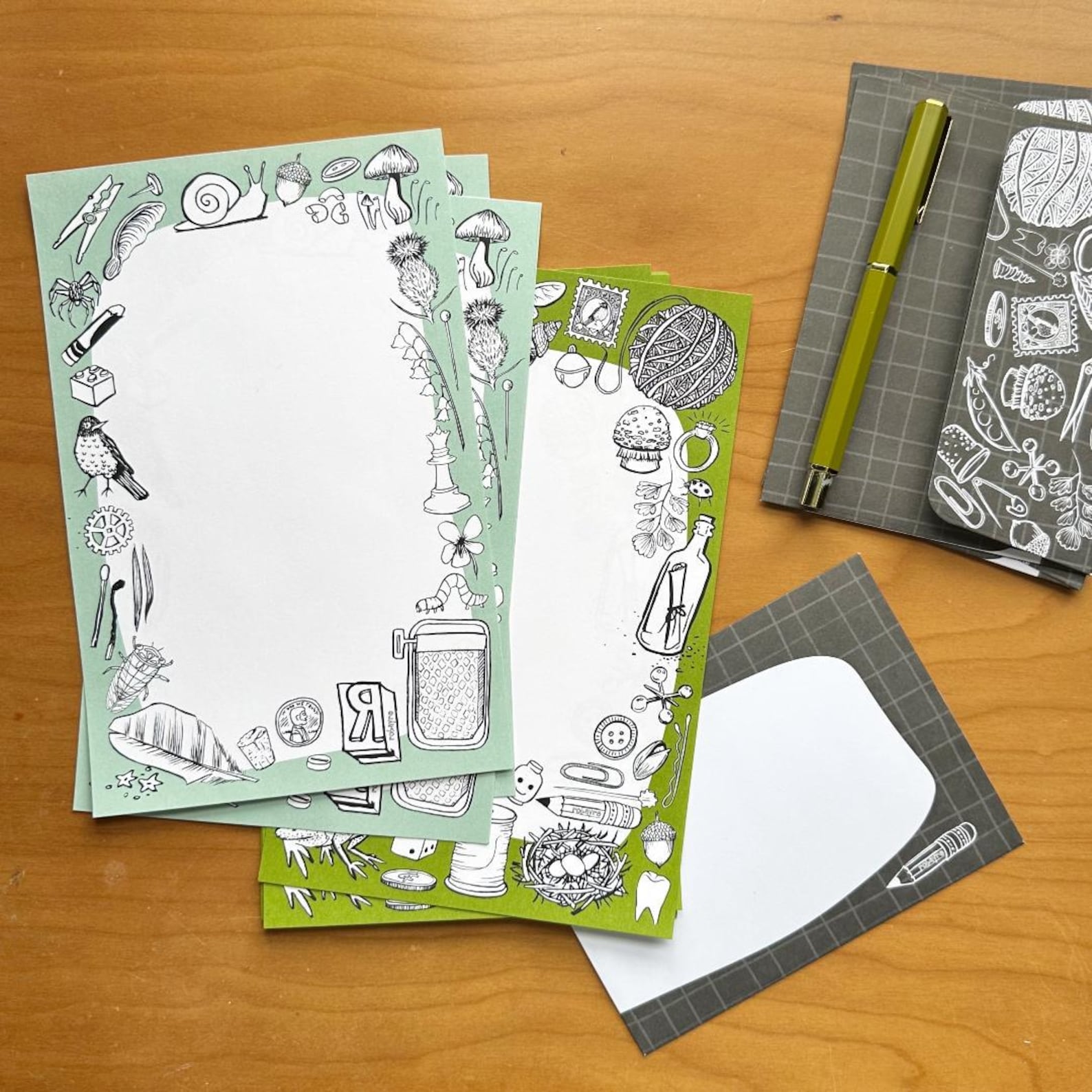 Tiny Treasures Stationery Set, Letter Writing Paper and Envelopes ...