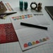 Scallop Collage Stationery Paper Set, Letter Writing Pages and ...