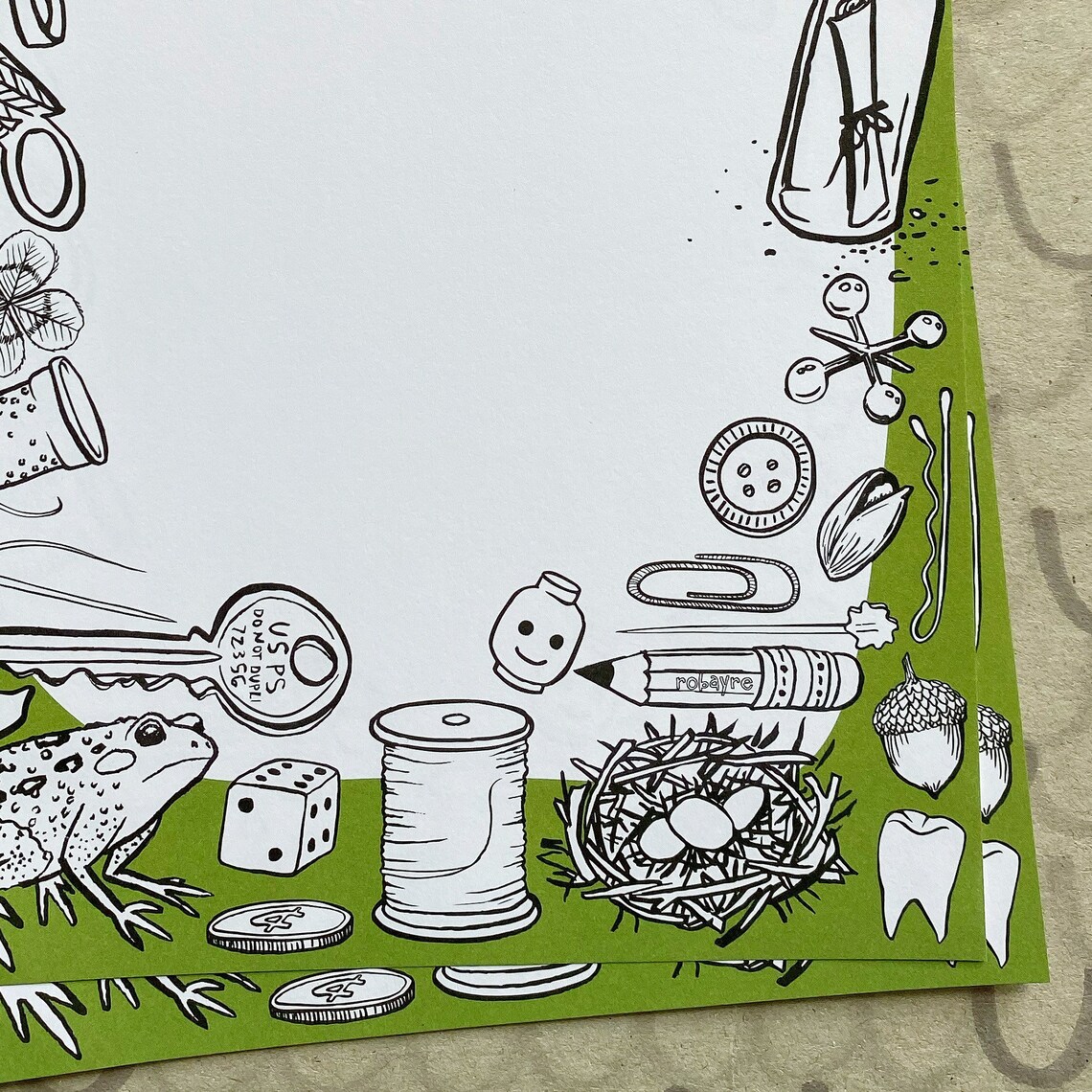 Tiny Treasures Stationery Set Letter Writing Paper and - Etsy