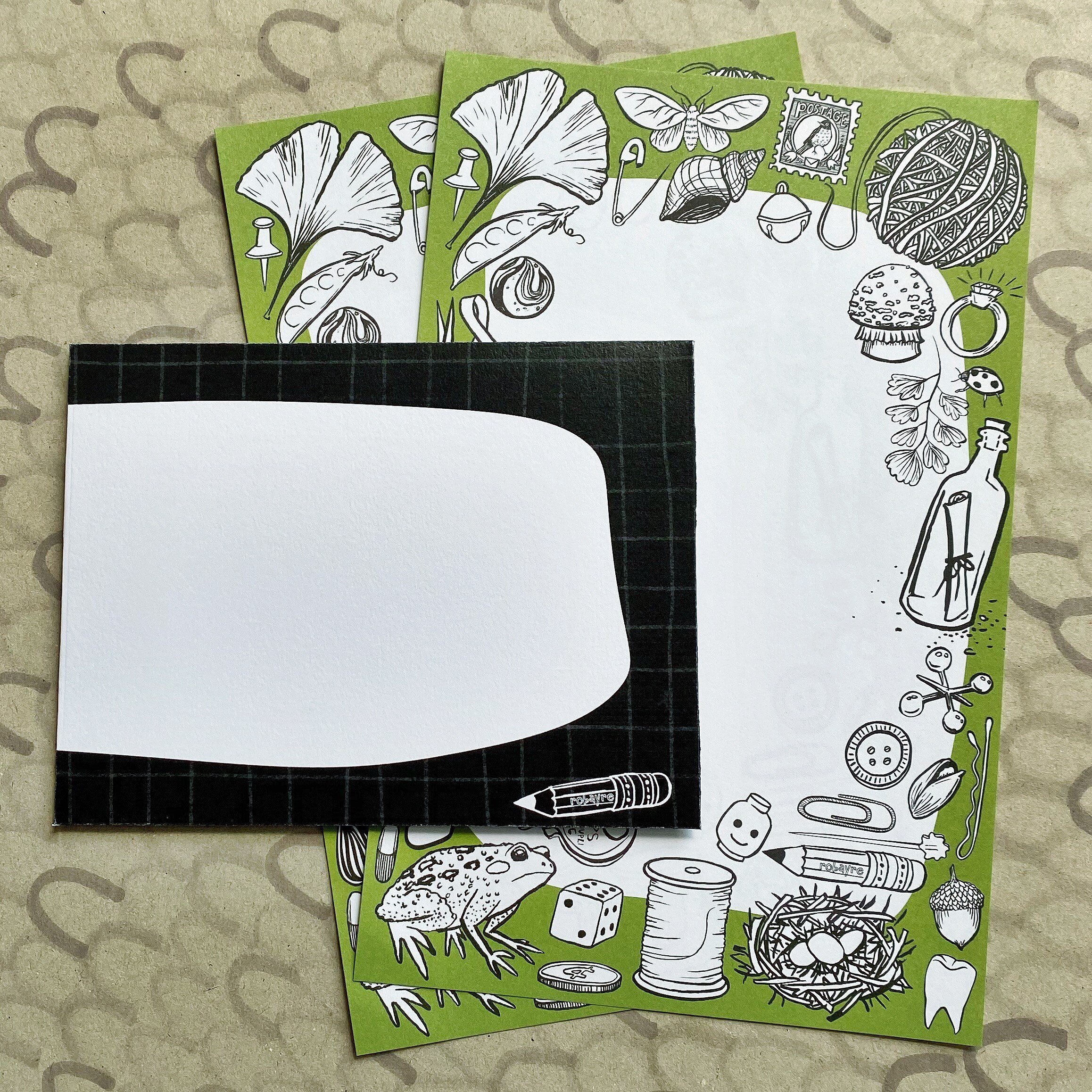 Tiny Treasures Stationery Set Letter Writing Paper and - Etsy