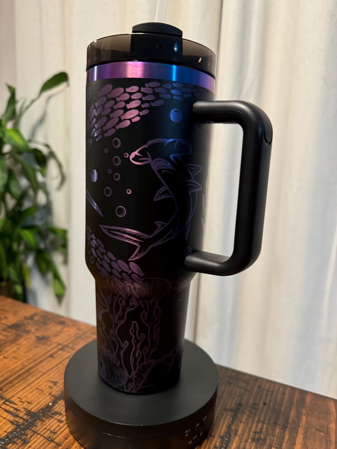 Multicolor Shark full Wrap Tumbler, 40oz - Etsy