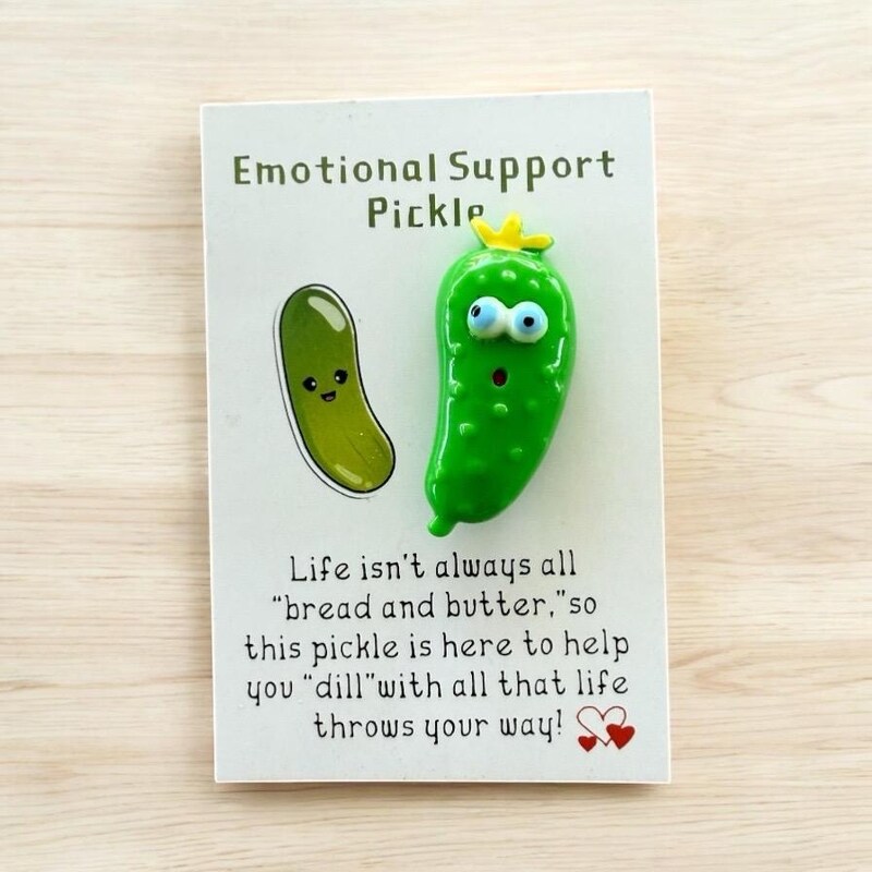 Emotional Support Pickle - Etsy