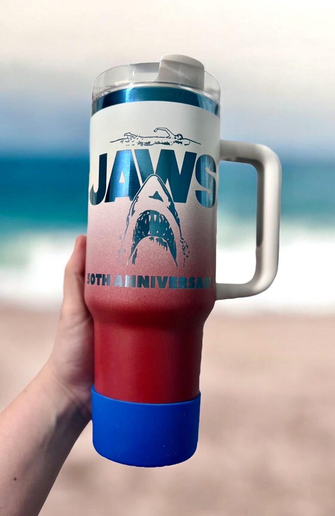 JAWS 50th Anniversary 40oz Tumbler, Special Edition - Etsy