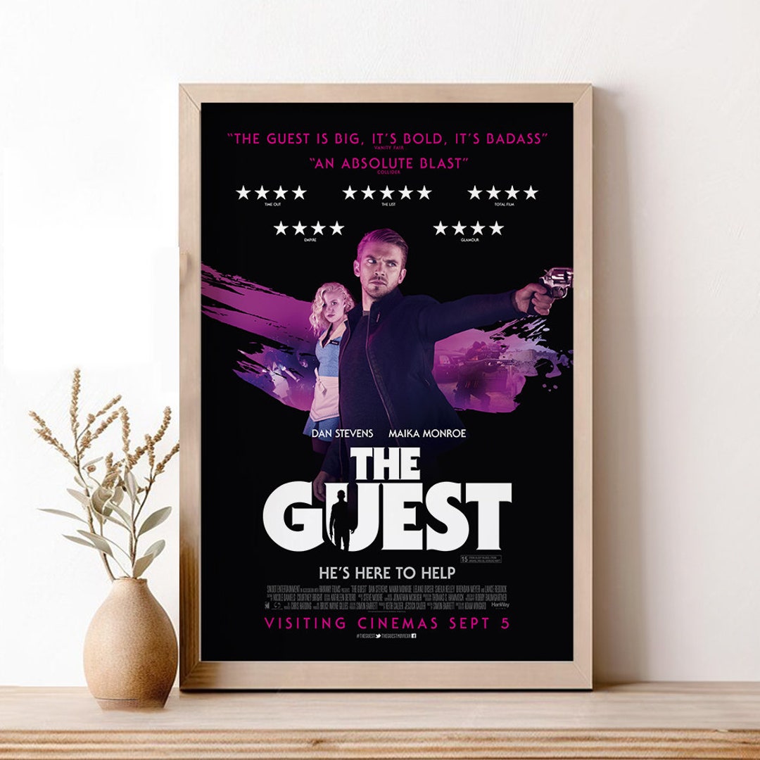 The Guest Poster, Classic Movie Poster, Wall Art, Home Decor, Canvas ...