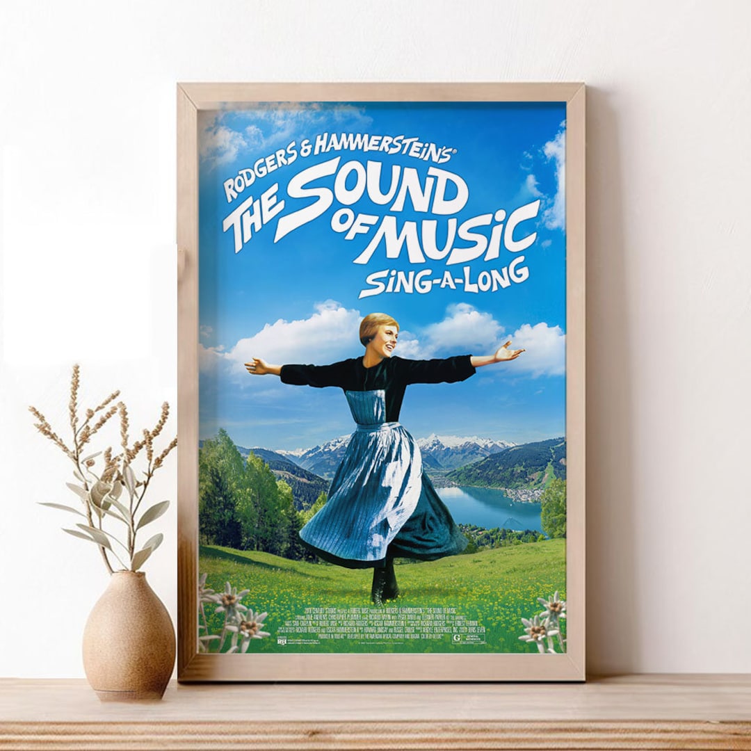 The Sound of Music Poster, Classic Movie Poster, Wall Art, Home Decor ...