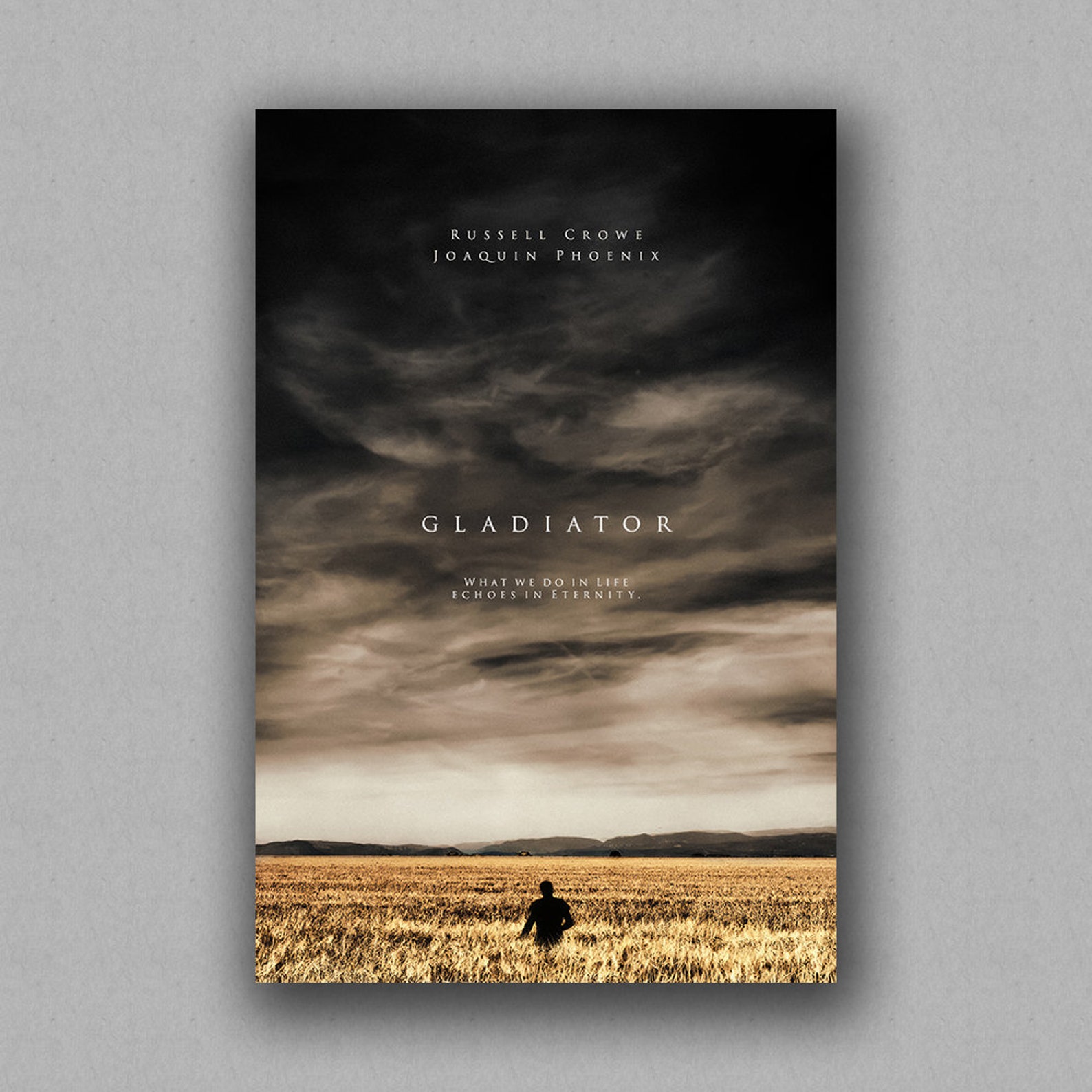 Gladiator 2000 Poster, Classic Movie Poster, Wall Art, Home Decor ...