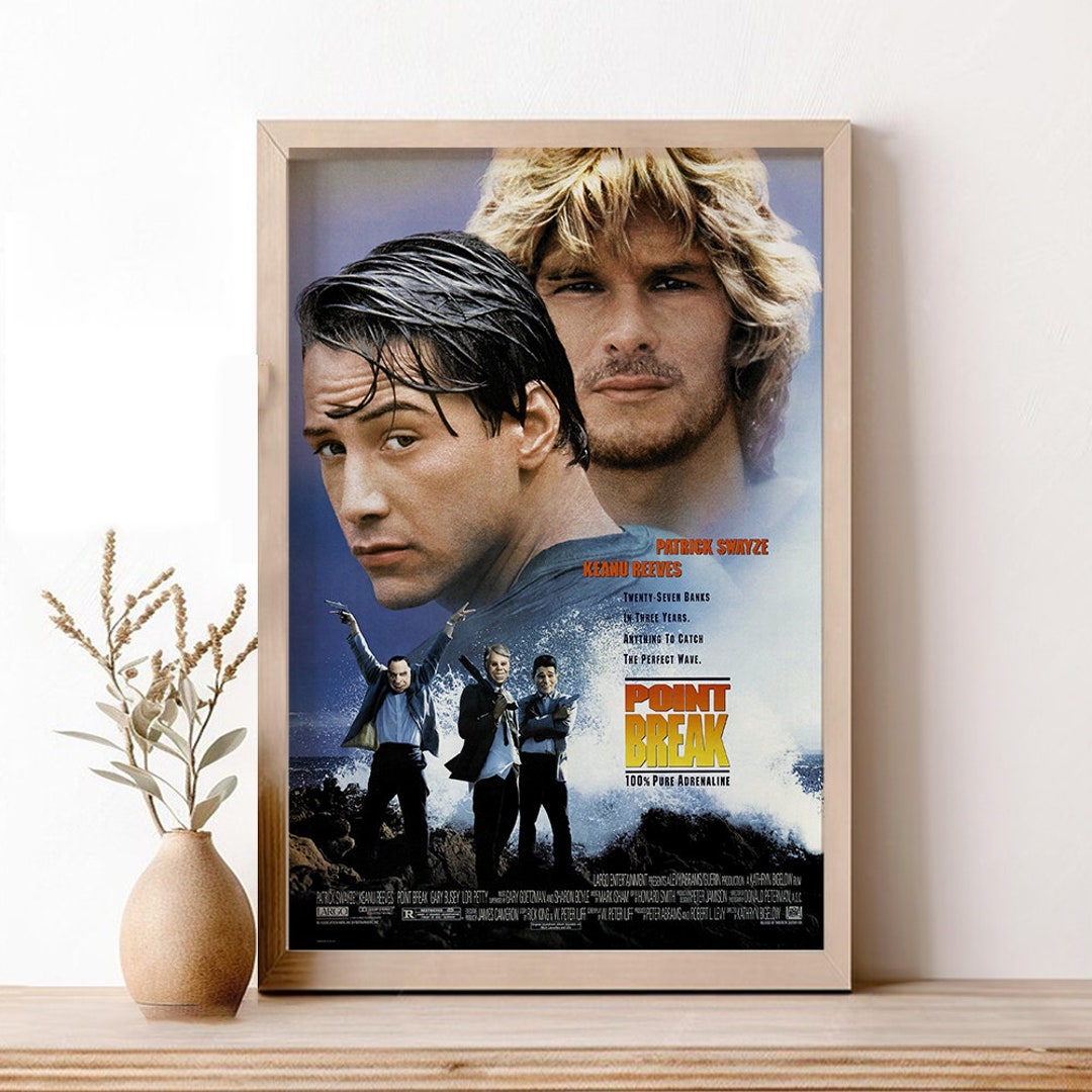 Point Break Poster, Classic Movie Poster, Wall Art, Home Decor, Canvas ...