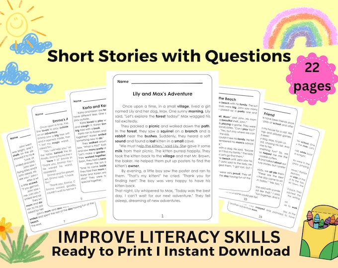 Sight Words Stories, Fluency Passages , 2nd and 3rd Grade Reading ...
