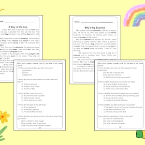 Sight Words Stories, Fluency Passages , 2nd and 3rd Grade Reading ...