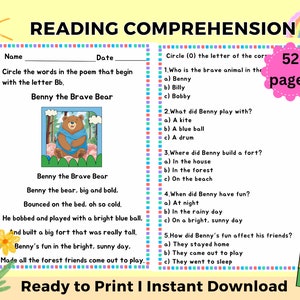 Learn to Read Worksheets | Reading Practice and Activities | Fluency ...
