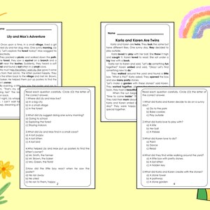 Sight Words Stories, Fluency Passages , 2nd and 3rd Grade Reading ...