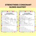Reading Fluency Sentence Ladder, Phonics Sentences for Consonant Blends ...