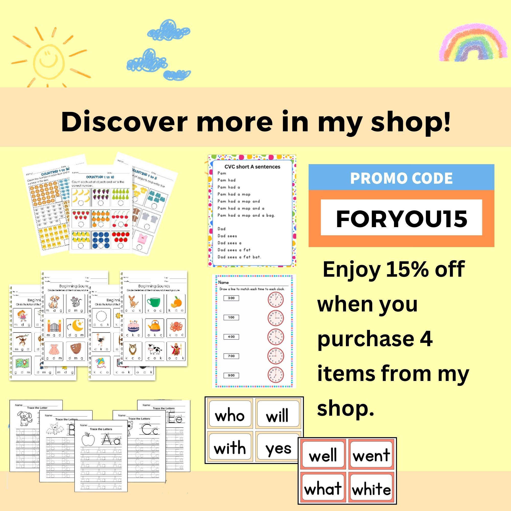 Dolch Sight Words Flashcards | Sight Word Cards for Beginner Readers ...