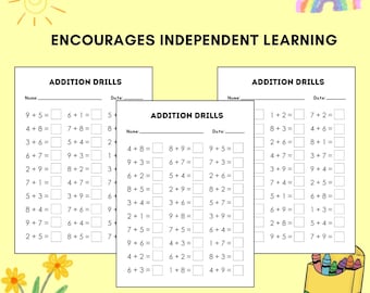 Adding 3 Single Digit Numbers Worksheets - Math Timed Test Addition ...
