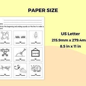 CVC Words Short U Worksheets, Cvc Words Worksheets, Kindergarten ...