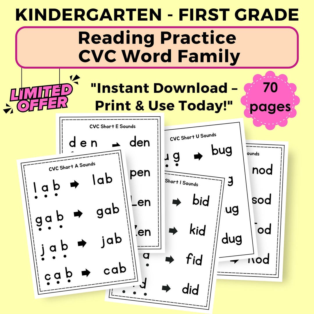 Phonics Curriculum for Kids | Kindergarten to 1st Grade Sight Words ...