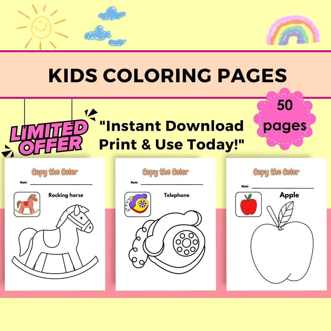 Downloadable Coloring Books for Kids | Coloring Sheets and Books for ...