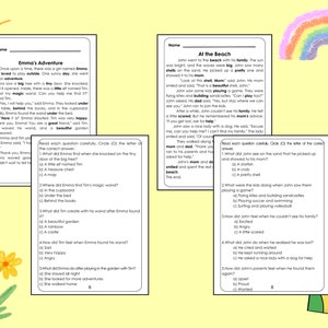 Sight Words Stories, Fluency Passages , 2nd and 3rd Grade Reading ...