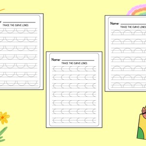 Printable Toddler Worksheets | Early Learning, Line Tracing, Pre ...
