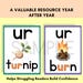 R Controlled Vowels Flashcards, Bossy R Cards, Ar Er Ir or Ur Sounds ...