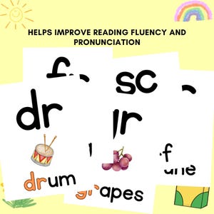 Blends Flashcards | Beginning Consonant Blends Phonics Printable ...